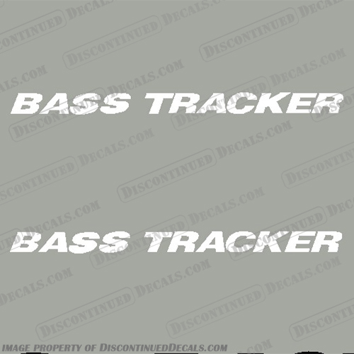 Bass Tracker Logo Decals (Set of 2)
